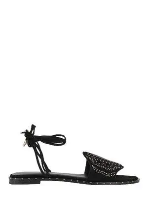 Maje Sandals In Leather Black