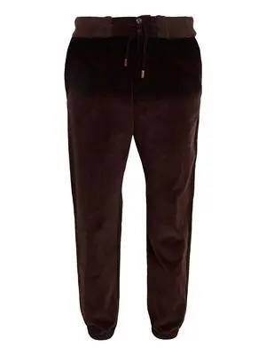 Etro Cotton-blend Corduroy Drawstring Pants - Dark Brown