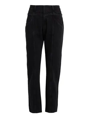 IRO PARIS Boucry High-rise Tapered Jeans - Black