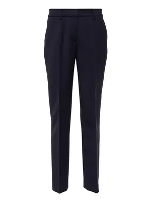 Gabriela Hearst High-rise Wool Trousers - Blue
