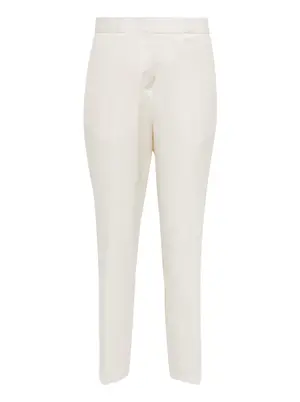 JIL SANDER Tailored Straight Trousers - White