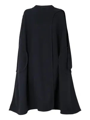 Stella McCartney Wool-crepe Cape - Blue