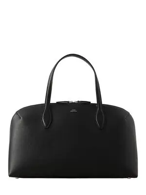 TOTÊME Textured-leather Tote - Black