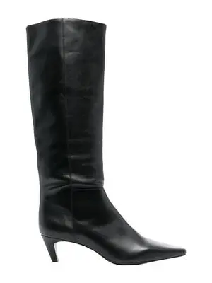 REFORMATION Remy 50mm Knee-high Boots - Black