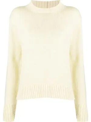 JIL SANDER Crew-neck Jumper - Yellow