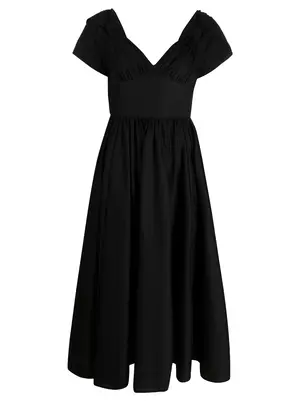 Vivetta Flared Mid-length Dress - Black