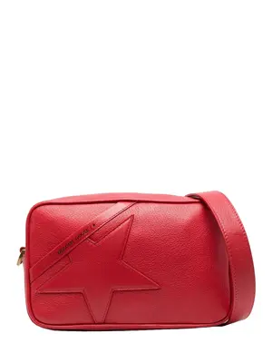GOLDEN GOOSE Mini Star Leather Crossbody Bag - Red