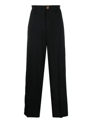 Versace Striped-detailing Trousers - Black