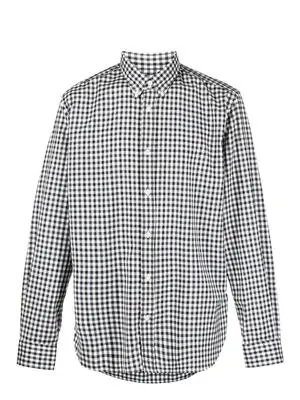Woolrich Fine-check Virgin Wool Shirt - Blue