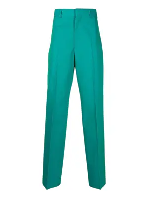 Palm Angels Tailored Cotton Trousers - Blue