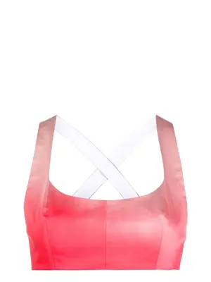 Philosophy Di Lorenzo Serafini Gradient-effect Cropped Top - Red