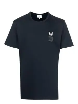 Woolrich Logo-print Cotton T-shirt - Blue