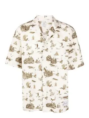 WOOLRICH Graphic-print Cotton Shirt