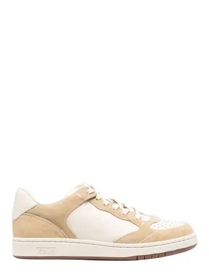 Polo Ralph Lauren Court Leather-suede Sneakers - Neutrals