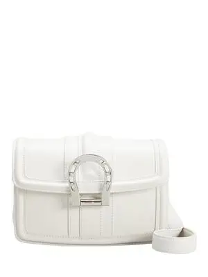 Gabriela Hearst Lucky Buckle Lambskin Shoulder Bag - Ivory