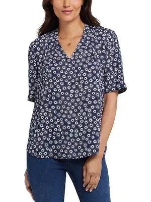 NYDJ Nydj Oversized V-Neck Top Costa Nova