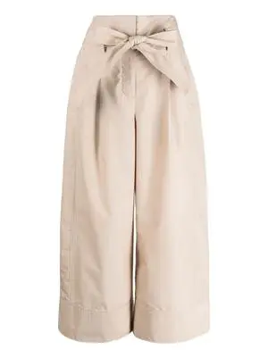 3.1 Phillip Lim Pleat-detail Cropped Trousers - Neutrals