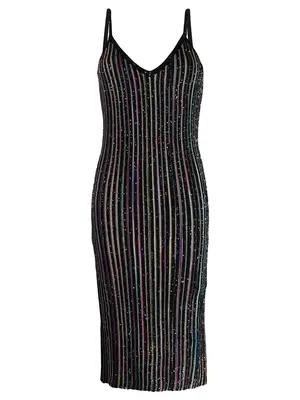 Missoni Glitter-detailed Knit Dress - Black