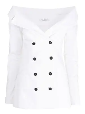 Philosophy Di Lorenzo Serafini Off-shoulder Blazer - White