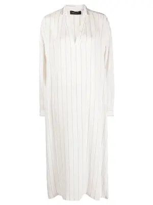 FABIANA FILIPPI Fabiana Filippi Striped Kaftan Dress