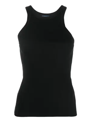 Polo Ralph Lauren Ribbed Cotton Tank Top - Black
