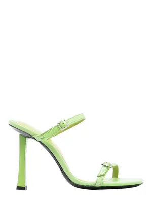 By Far Flick 90mm Sandals - Green