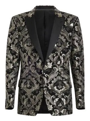 Etro Bead-embellished Single-breasted Blazer - Black