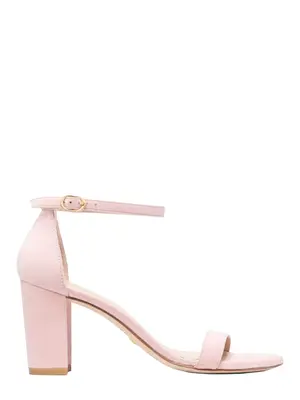 STUART WEITZMAN 85mm Block-heel Open-toe Sandals - Pink