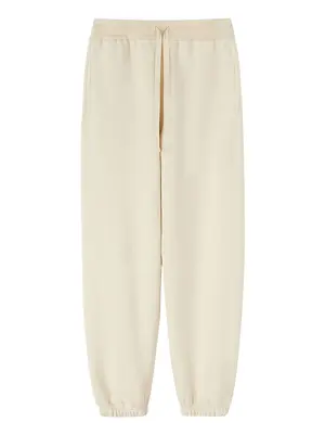JIL SANDER Jersey Drawstring-waist Sweatpants - Neutrals