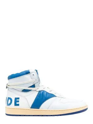 Rhude Rhecess-hi Leather Sneakers - White