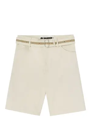 JIL SANDER Jil Sander Belted Bermuda Shorts Neutrals