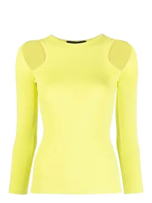 Dsquared2 Cut-out Knit Top - Yellow
