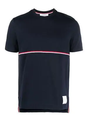 Thom Browne Rwb Stripe T-shirt - Blue