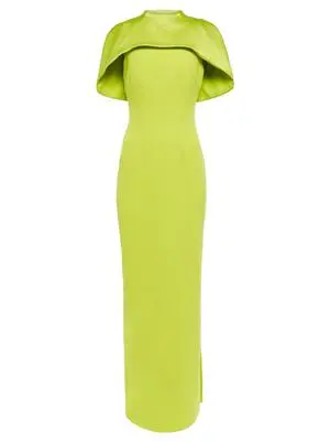 Safiyaa Kalika Crêpe Gown - Green