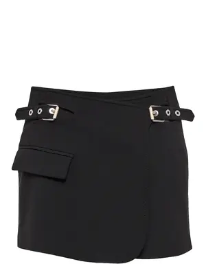 DION LEE Dion Lee Interlock High-Rise Wrap Miniskirt