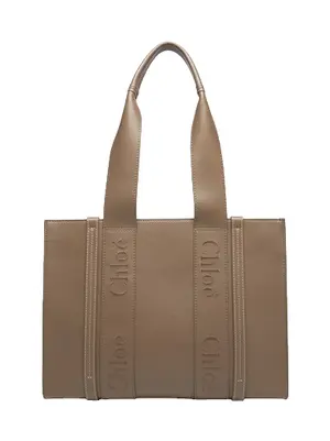 Chloé Woody Tote Bag Army_green