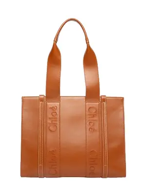 Chloé Woody Tote Bag Caramel