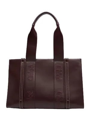 Chloé Woody Tote Bag Deep_violine