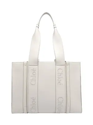 Chloé Woody Tote Bag Wild_grey