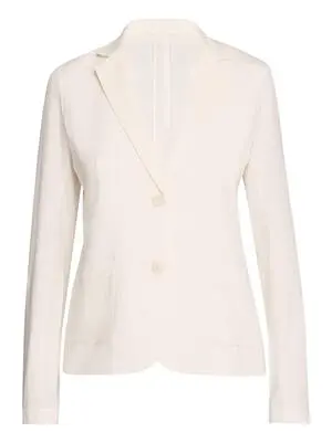 Majestic Filatures Majestic Filatures Soft Touch Two-Button Blazer Creme