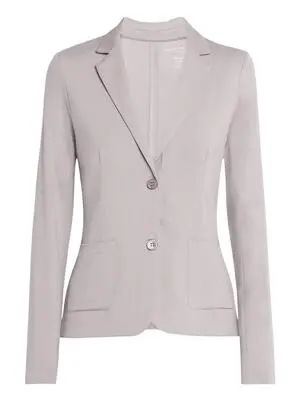 Majestic Filatures Majestic Filatures Soft Touch Two-Button Blazer Plume