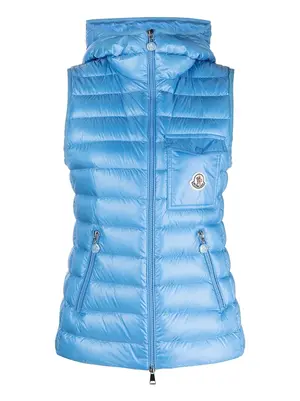 Moncler Glygos Hooded Gilet - Blue