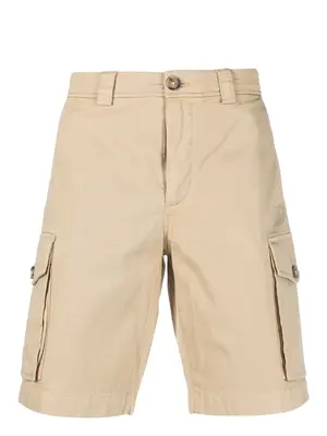 Woolrich Straight-leg Cotton Shorts - Neutrals