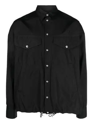 Dsquared2 Logo-print Button-up Shirt - Black
