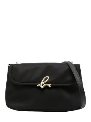 AGNÈS B. Logo-plaque Crossbody Bag - Black
