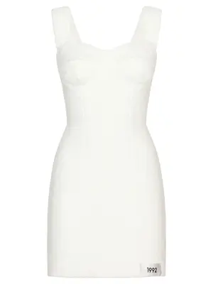 Dolce & Gabbana Dolce & Gabbana Terrycloth Mini Dress White