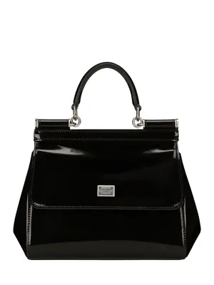 Dolce & Gabbana Small Sicily Top-handle Bag - Black