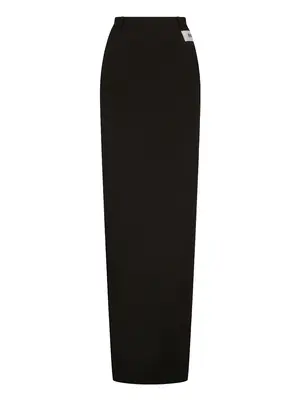 DOLCE & GABBANA Dolce & Gabbana Side-Zip Maxi Skirt