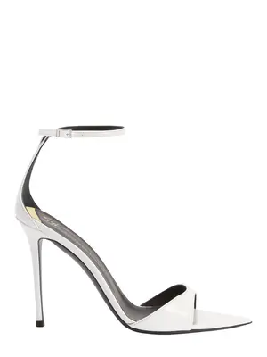 GIUSEPPE ZANOTTI 105mm Intriigo Strap Sandals - White