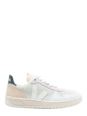VEJA V-10 Suede Sneakers - Green